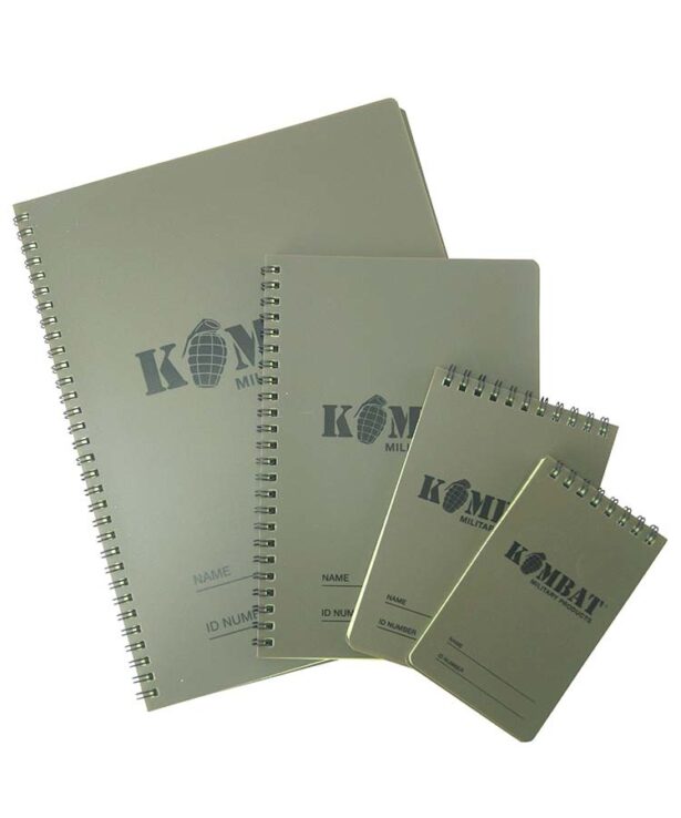 A5 Waterproof Notepad / with Grid lines - KombatUK
