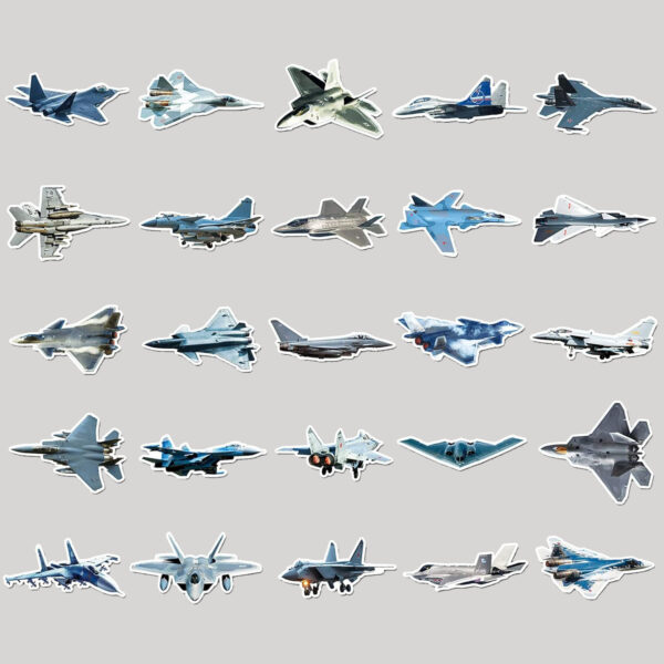 Sticker Set - Military Aircraft - KombatUK